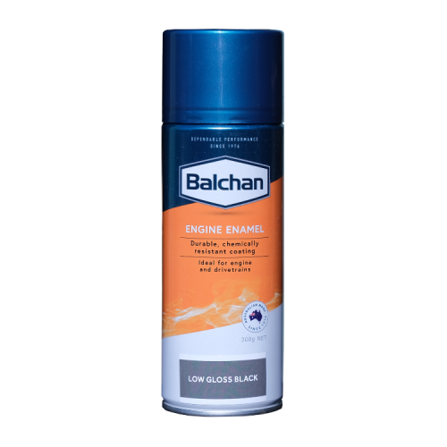 Balchan Engine Enamel - Low Gloss Black - 300G