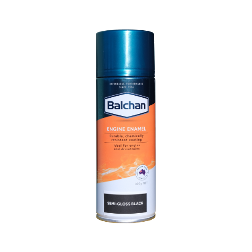 Balchan Engine Enamel - Semi Gloss Black - 300G