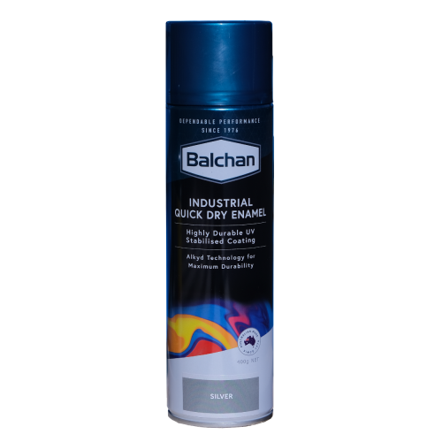 Balchan Industrial Quick Dry Enamel - Silver - 400G
